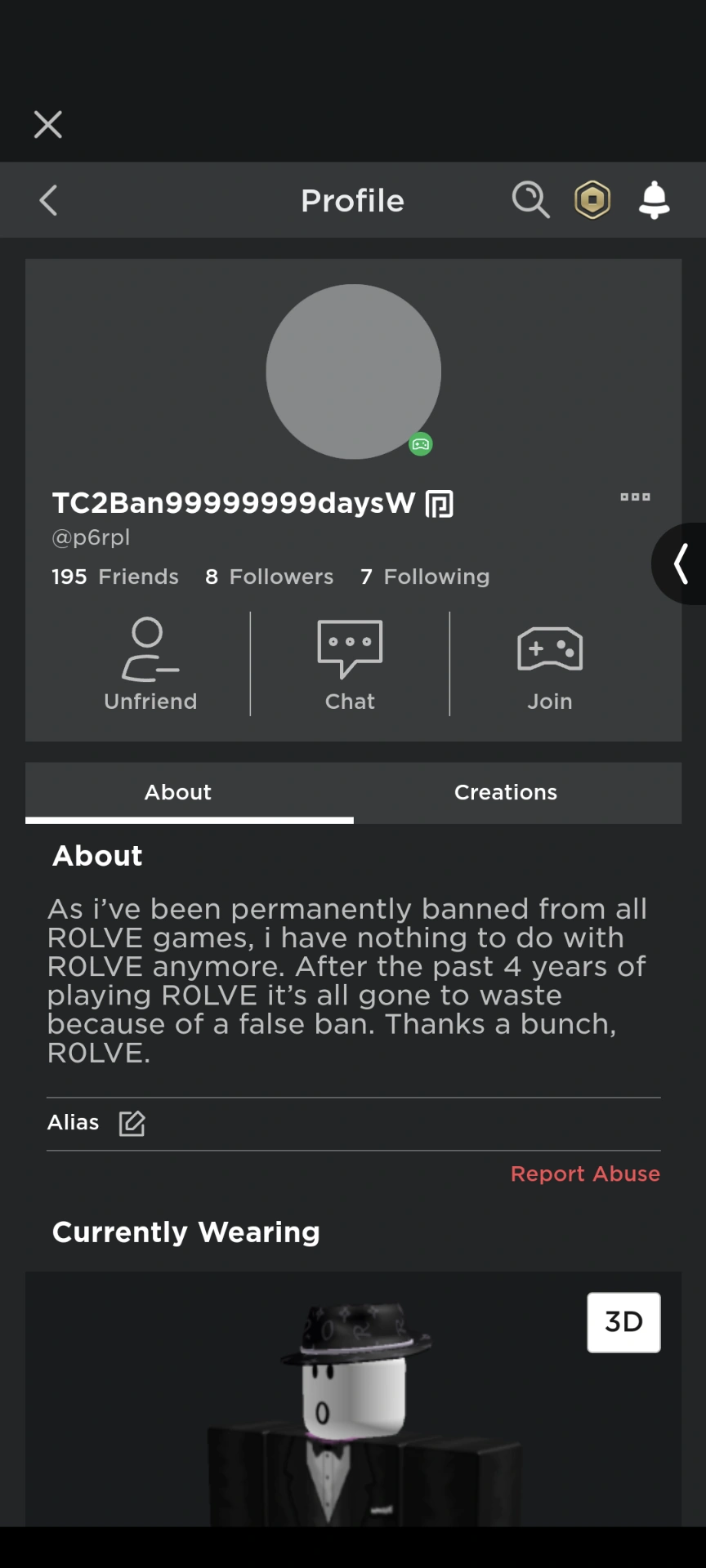 another reason to hate rolve, false bans. | Fandom