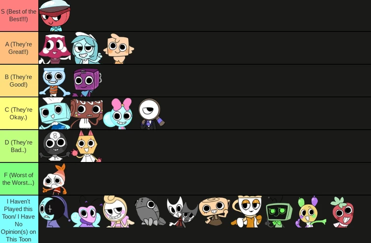 Dandy's World Toons based on my gameplay experience with them. | Fandom