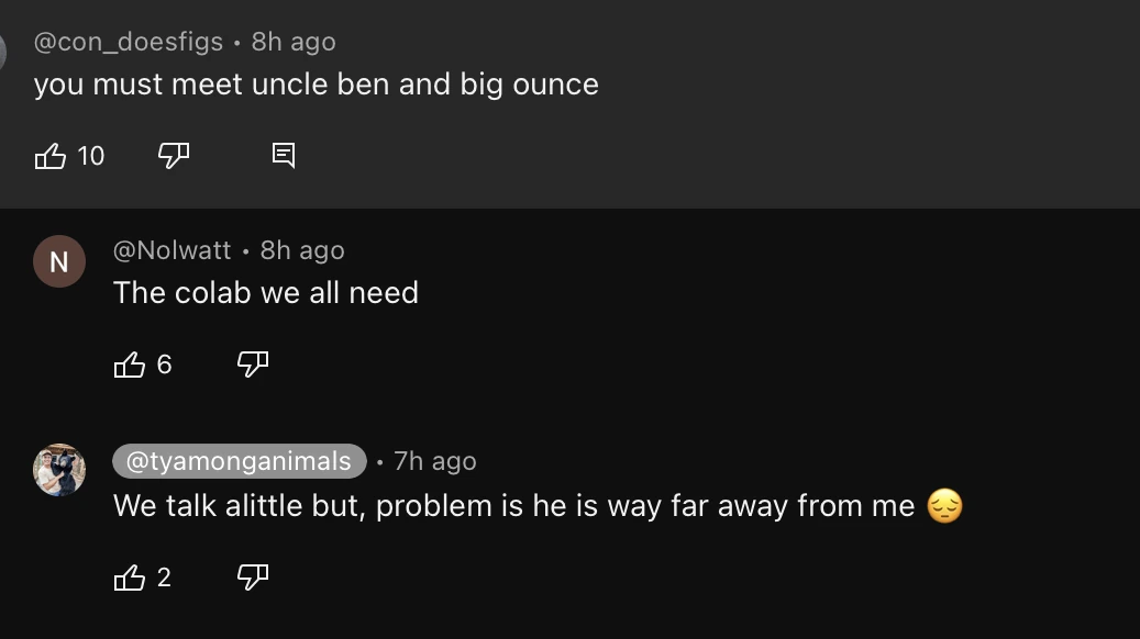 tyamonganimals knows uncber benjamin | Fandom