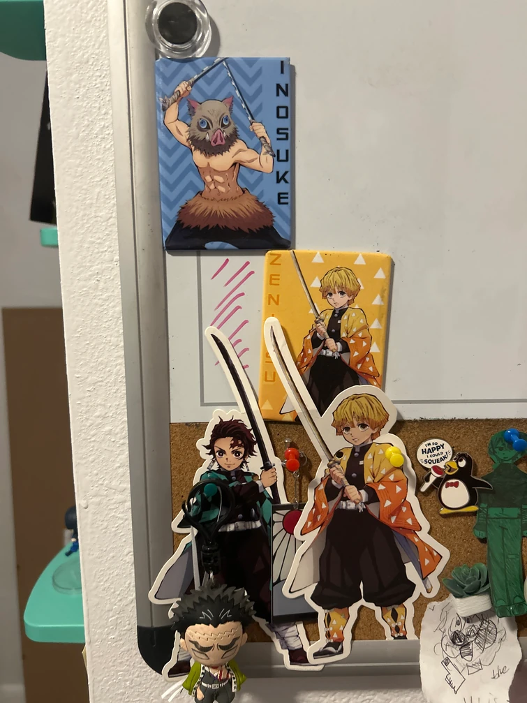 do you guys like my poster :] (also a small tour of my kny stuff) | Fandom