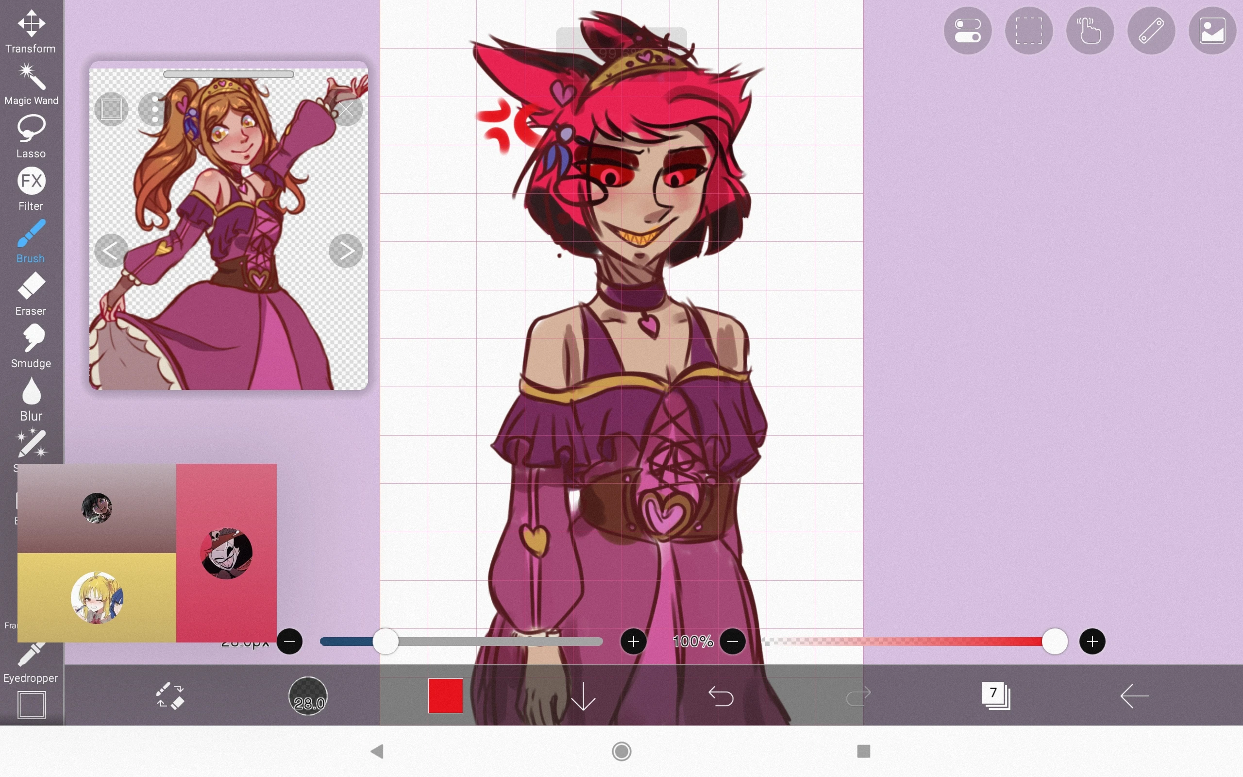 im bored so i drew alastor in a princess (my oc) dress | Fandom