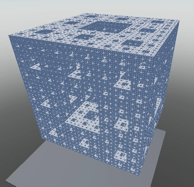 menger sponge in roblox studio | Fandom