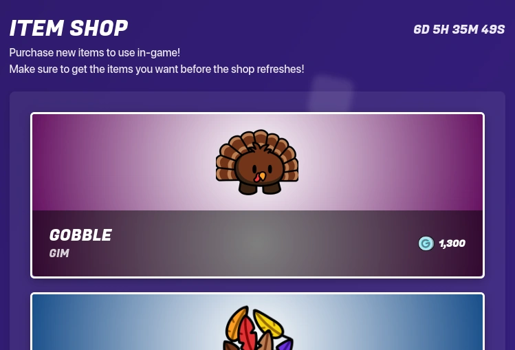 Gim Shop visual bug | Fandom