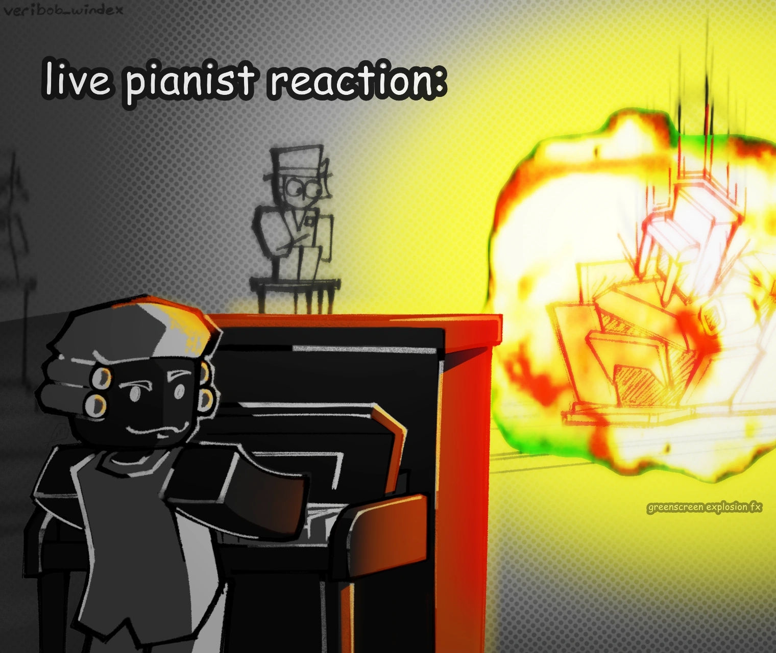 pianist battle bricks no way | Fandom