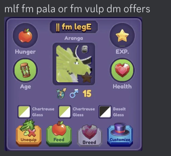 lf fm pala or fm vulp offering fm leg eye bun | Fandom