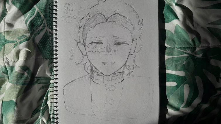 ☆Genya wip(for art collab) +Mitsuri Wip (I traced my own drawing-) and ...
