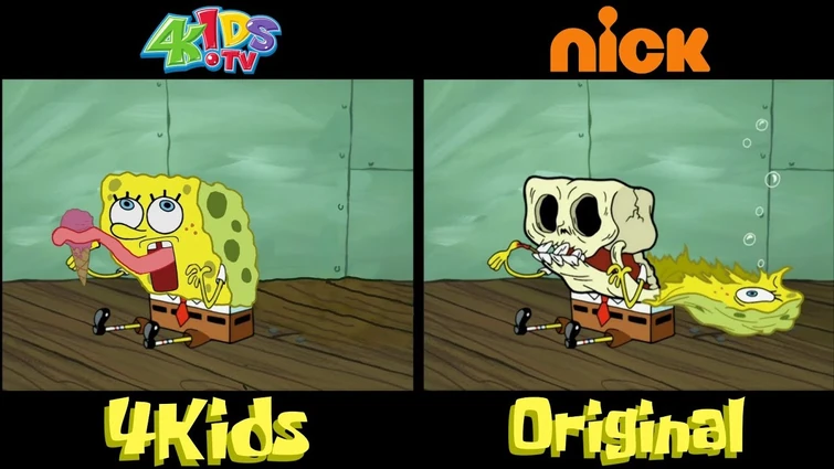 4Kids censorship in SpongeBob | Fandom