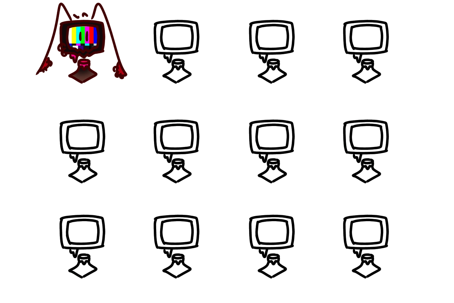 TV head OC basefill challenge (WIP start) | Fandom