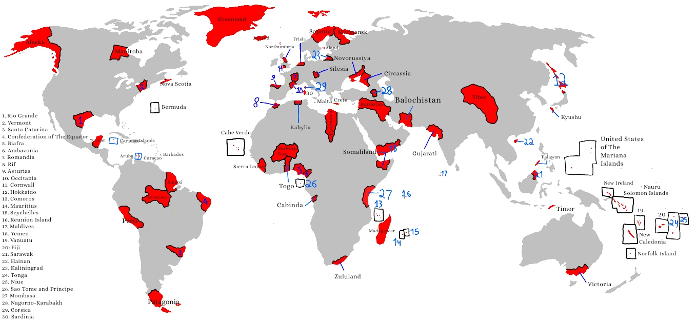 A New Map for my timeline 2000: Doomsday! | Fandom