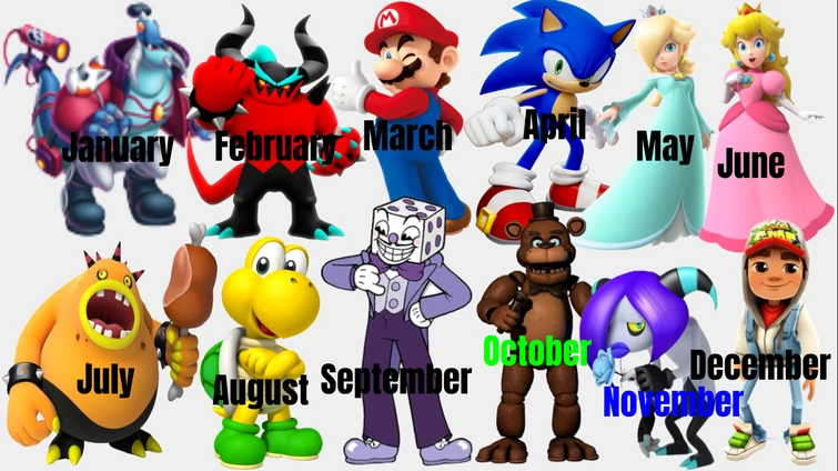 Your Birth Month Is The Video Game Character You Have To Go Up Against ...