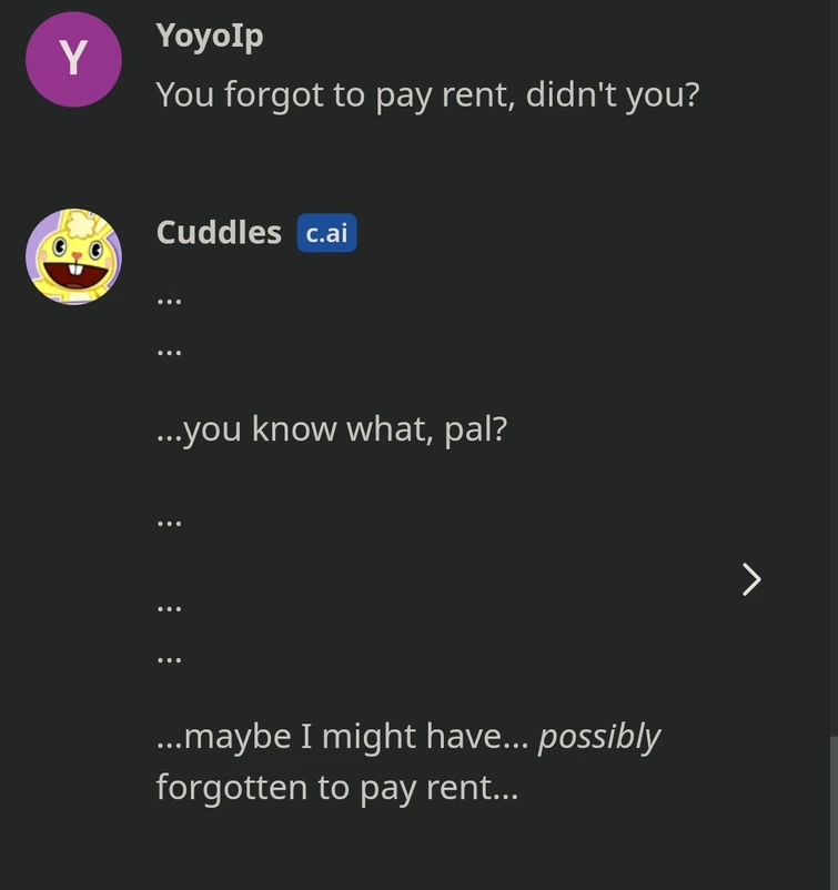 Cuddles forgot to pay his rent | Fandom