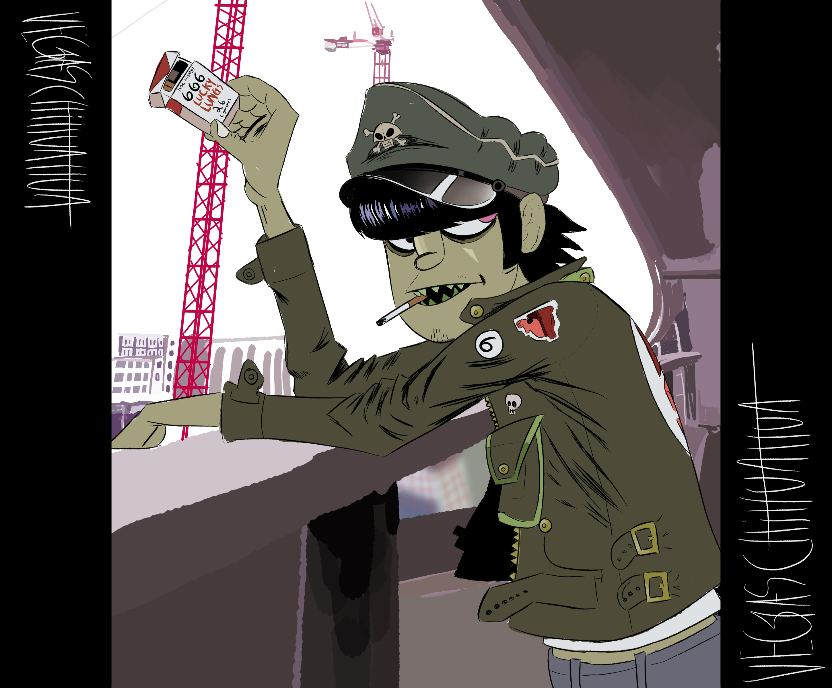 “Vegas please stop posting” no, have more murdoc art | Fandom
