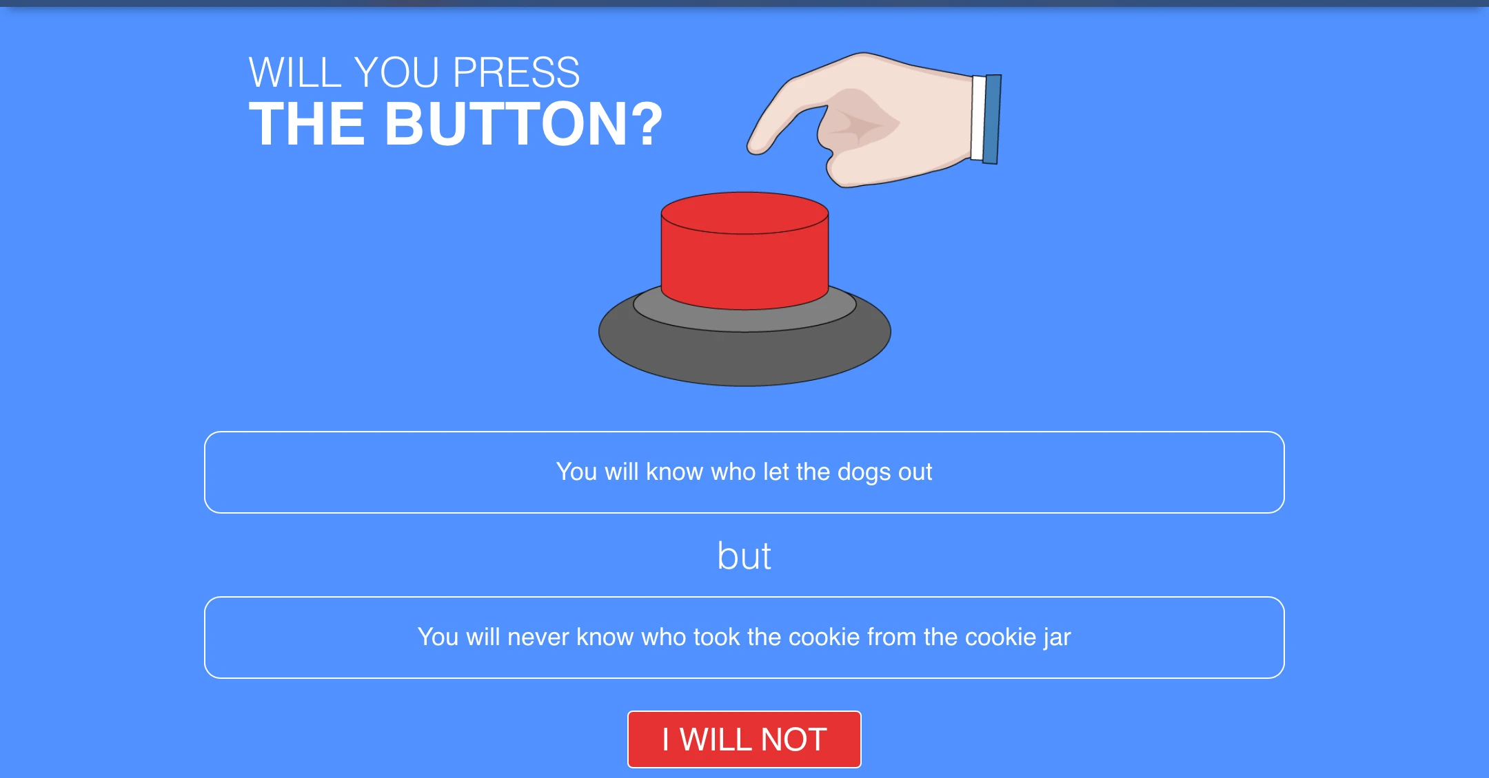 Would you press button | Fandom