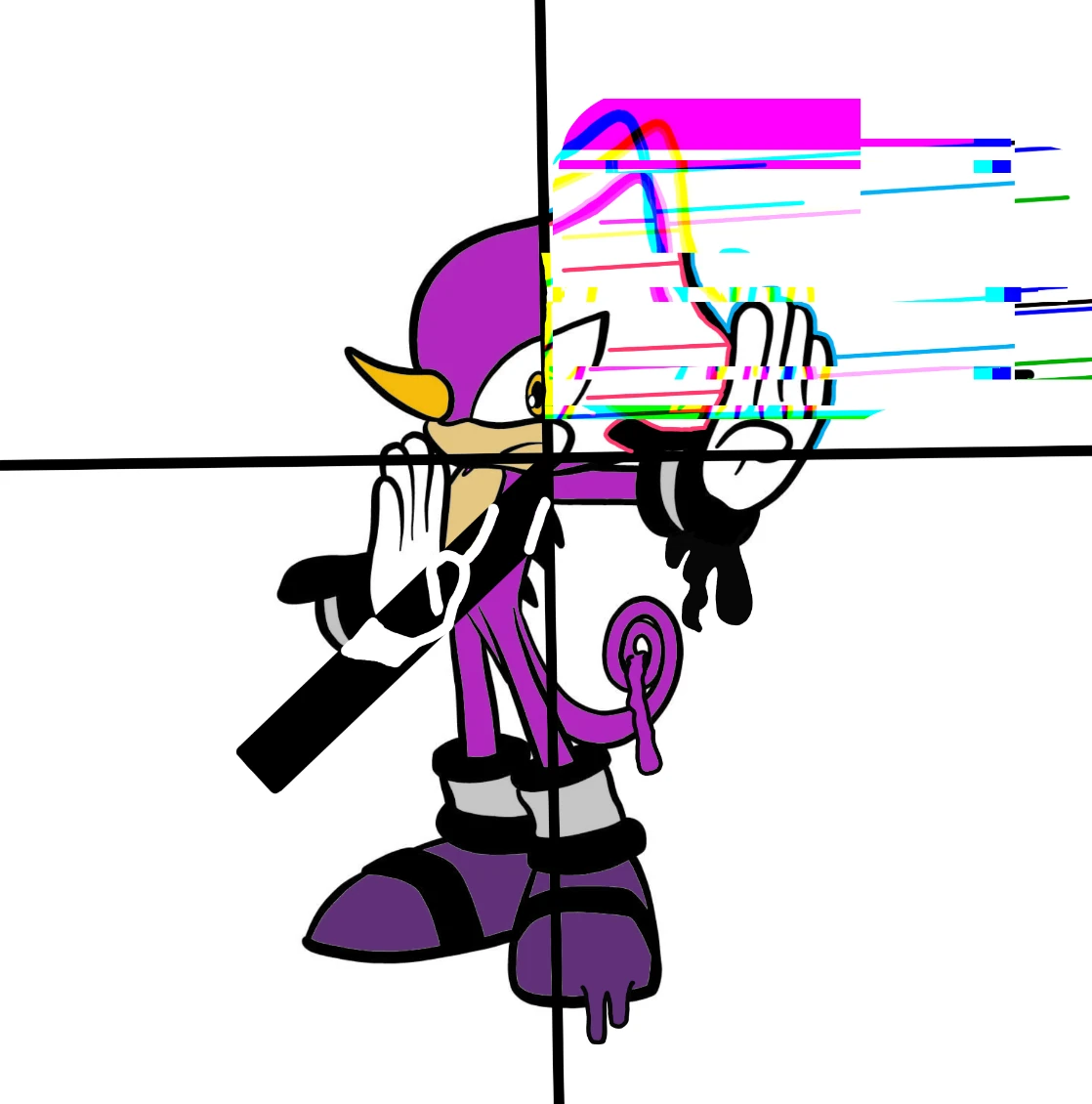 Espio in 4 styles | Fandom