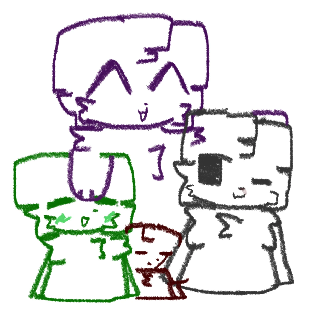 Square club hug icon (before 25 came) | Fandom