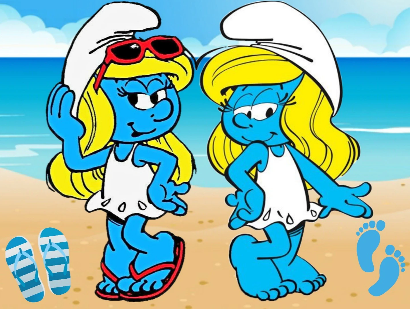 Smurfette Summer Art | Fandom