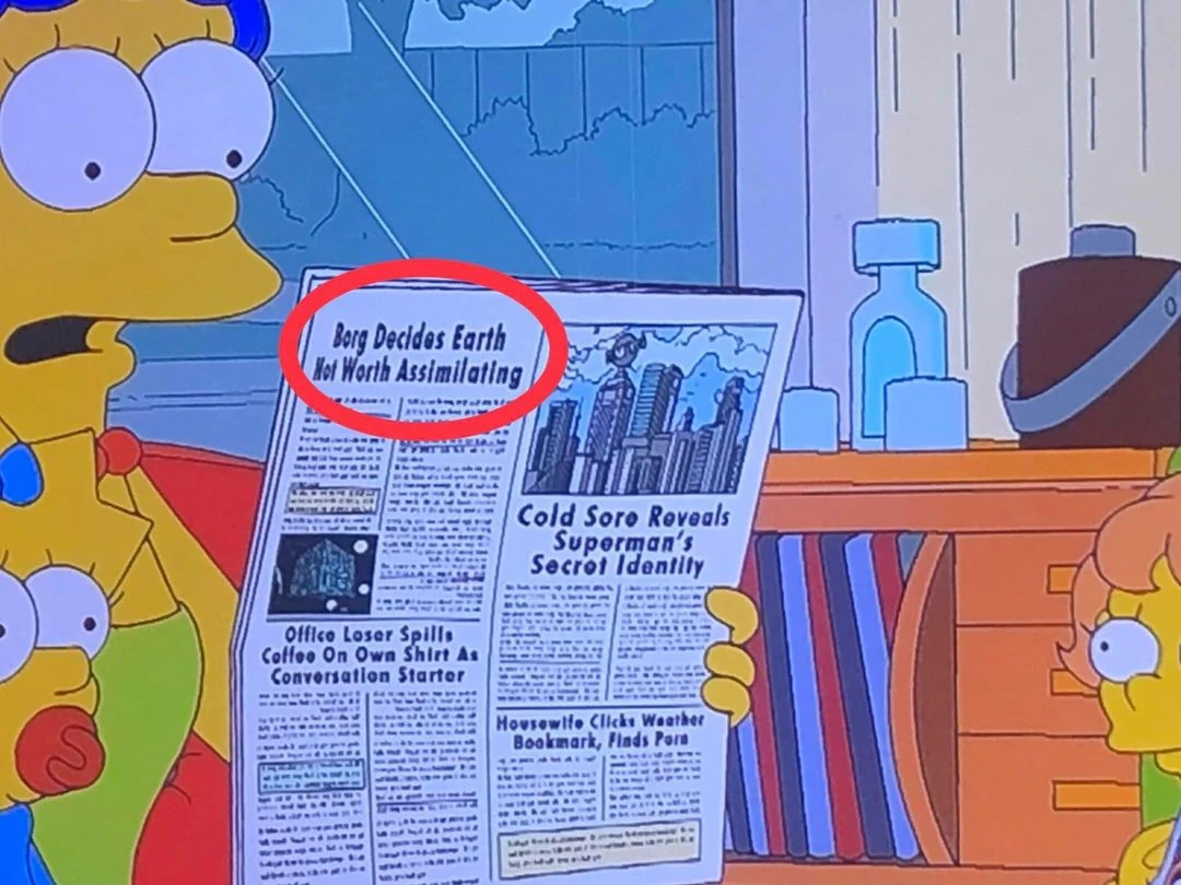 Simpson's Star Trek Crossover - the Borg | Fandom