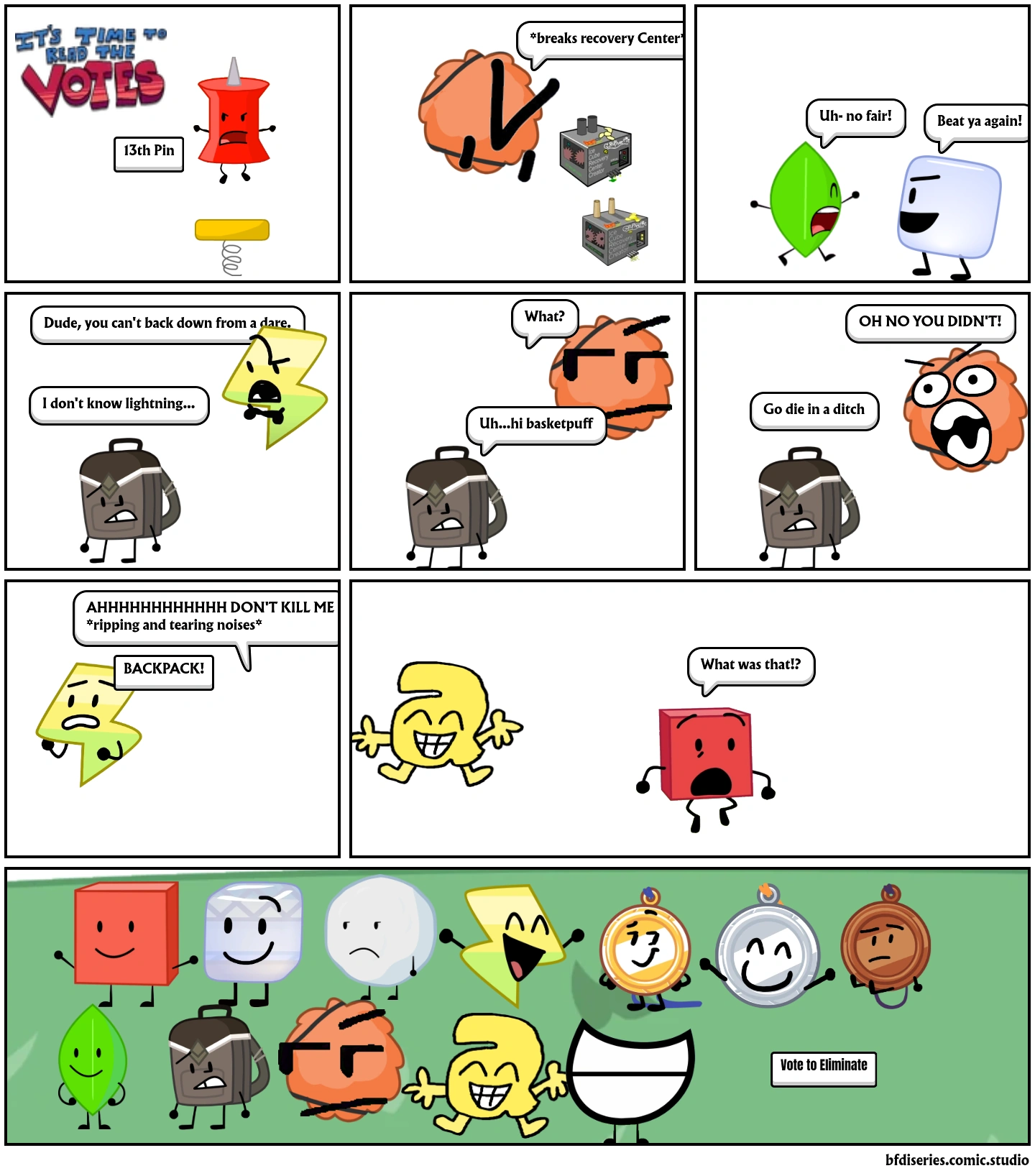 Bfdi comics 2 and 3 | Fandom