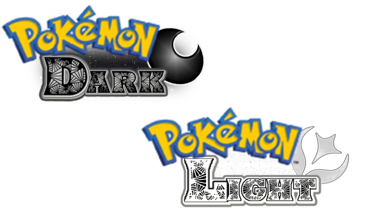 My own Custom Pokémon Games logo designs, Pokémon Dark and Light | Fandom