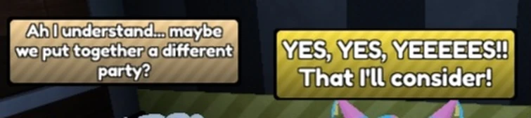 I got some of yatta and teagan dialogue but the first one didn't get it ...