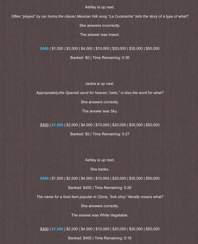 The Miikest Link: Finale & Statistics | Fandom