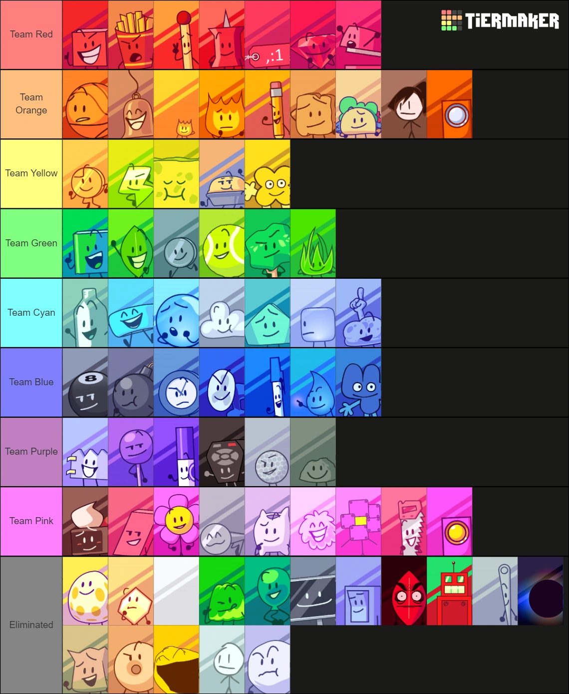 BFDI Fan-Voting 12 | Fandom