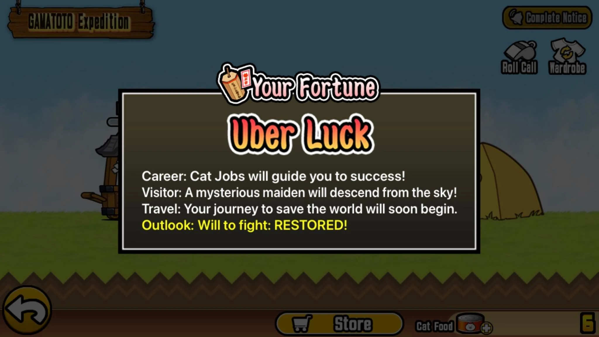 my first cat shrine fortune | Fandom