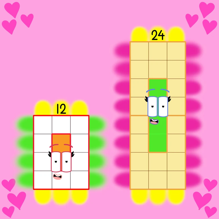 Numberblocks 12 and 24 are showing their rays art! | Fandom