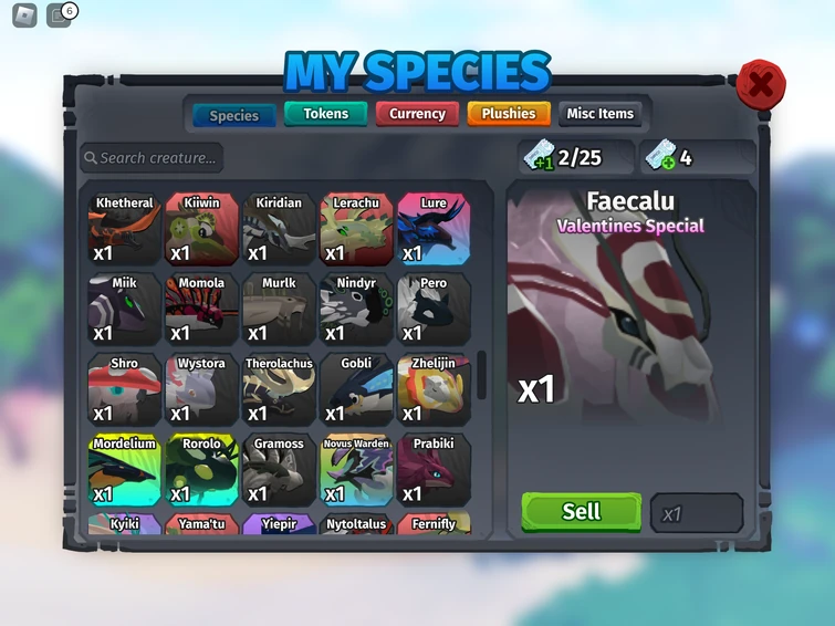 Swapping for appearance or rev tokens! (mostly need appearance tokens ...