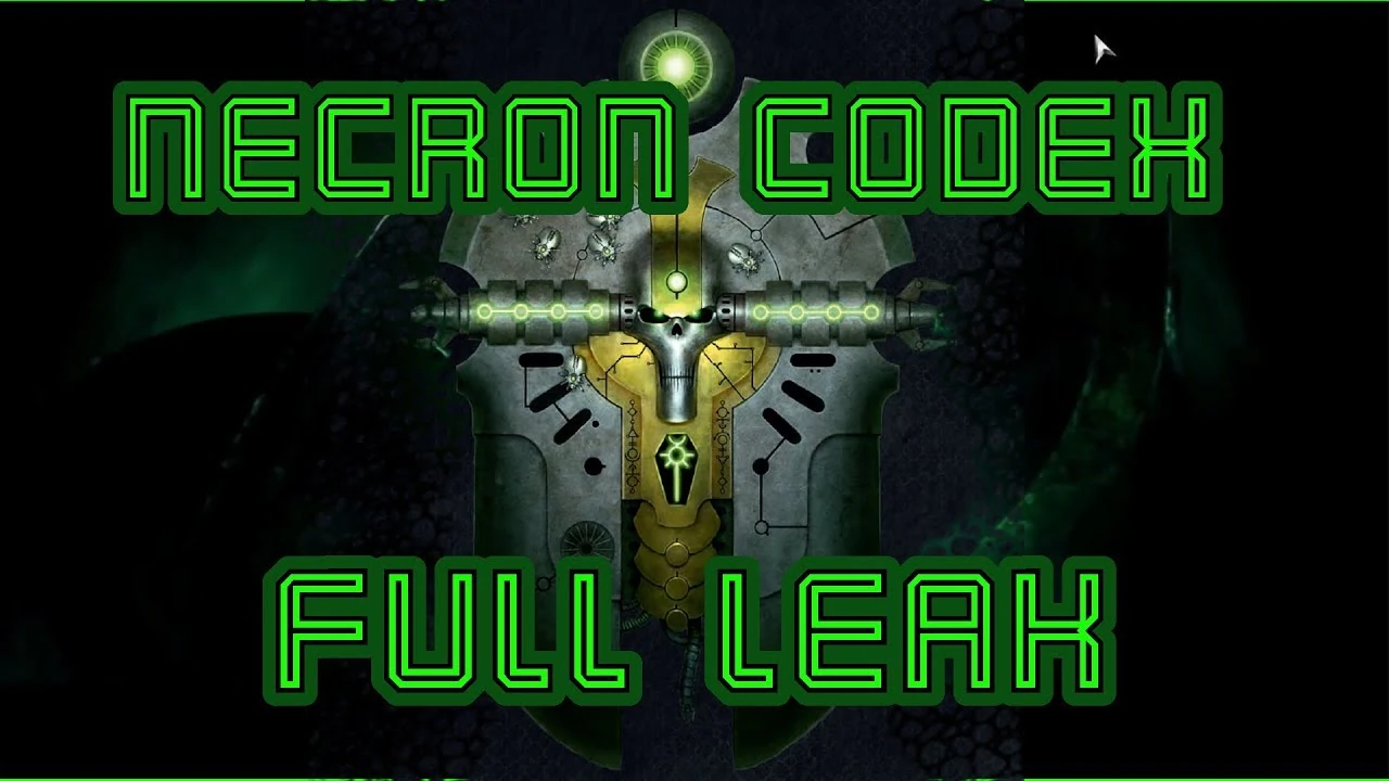 Full Leak of Beta Necron 8th Edition Codex | Fandom