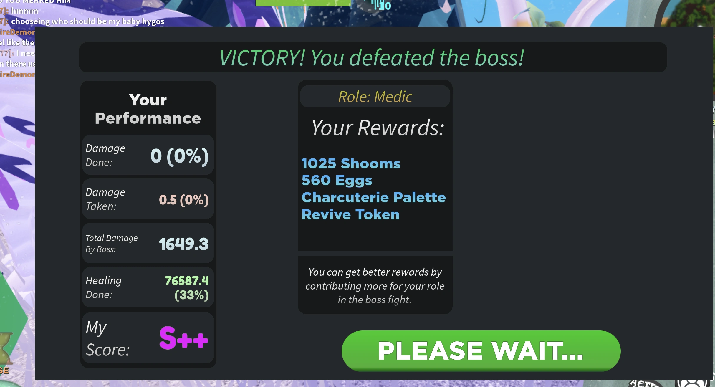 Whats ur record with a healer for the boos battle? | Fandom