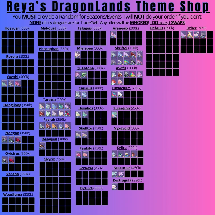 Buying Themed Season/Event Dragons! | Fandom