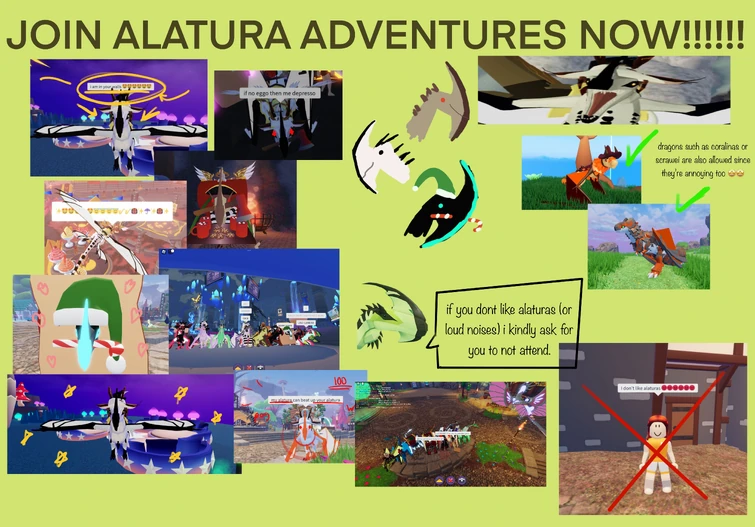 (repost) JOIN ALATURA ADVENTURES TODAY!!!! 🤩🤩🤩🤩🤩🤩 | Fandom