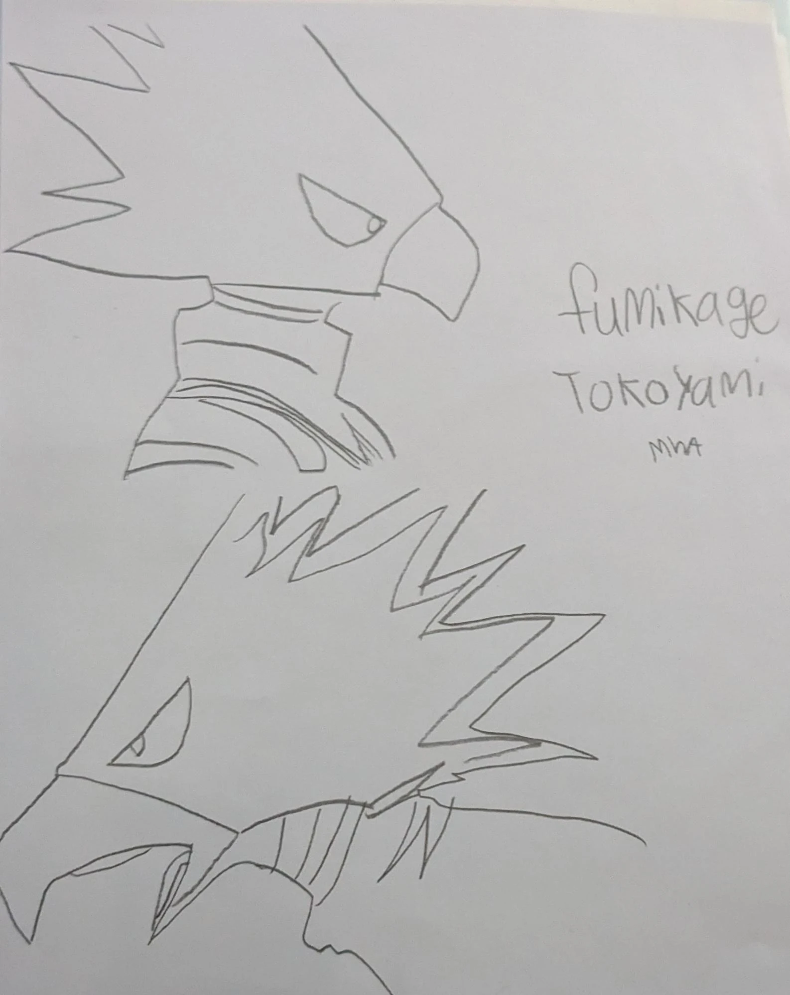 Day 5 of my mha drawings/ tokoyami | Fandom
