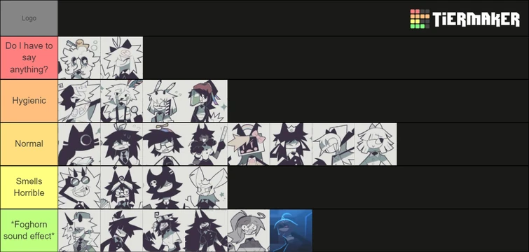 FPE characters ranked by how good they would smell. | Fandom