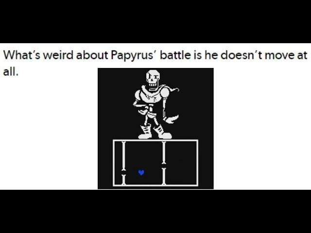 Papyrus may very well secretly be OP. | Fandom