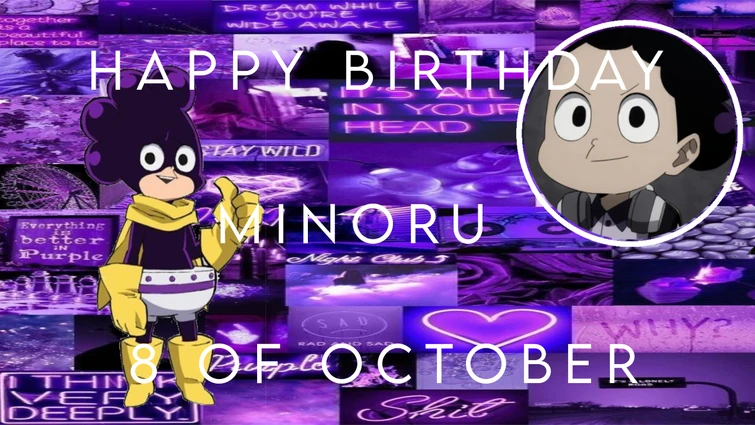 Happy birthday Minoru | Fandom