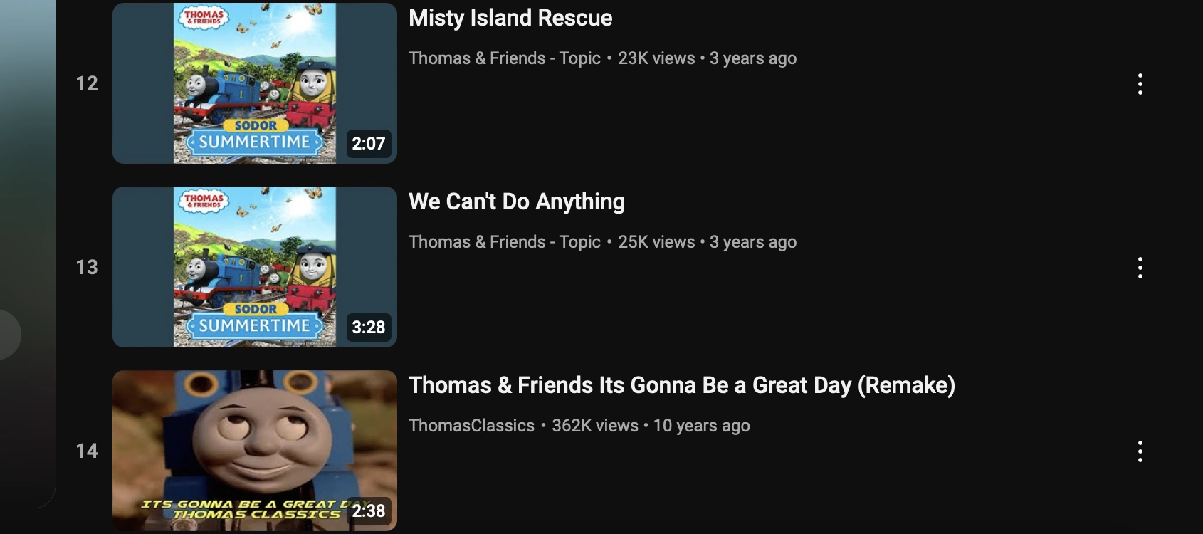 And on another episode of strange Thomas and Friends - Topic finds | Fandom