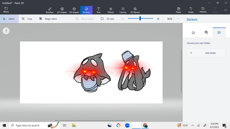 Laser Eyes Schiwi and Skadean | Fandom