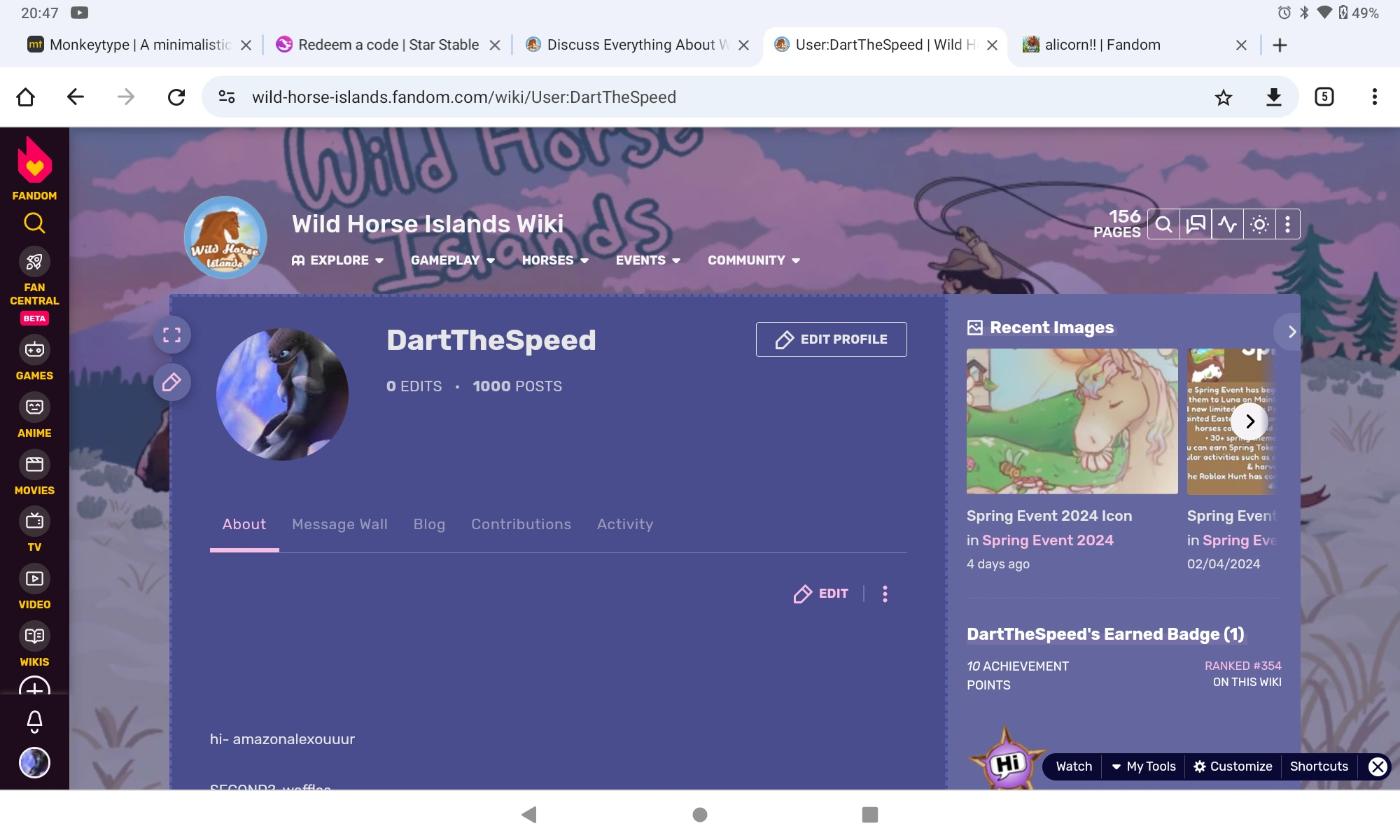 1k POSTS YAY | Fandom