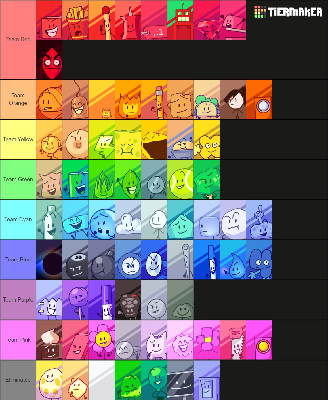 BFDI Fan-Voting 6 | Fandom