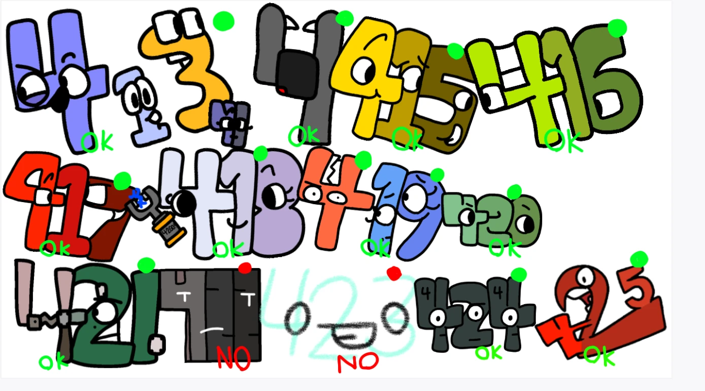 422no 423no @Number Lore 123 ok416 | Fandom