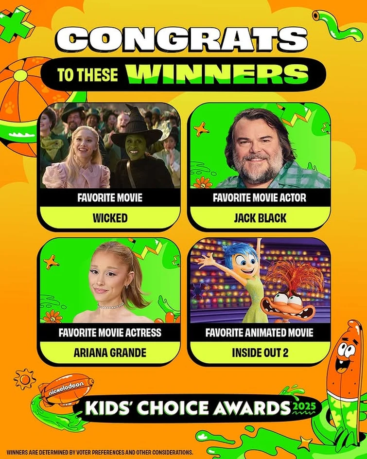 Congrats to all the winners and everyone who voted! You made the magic happen 💚 | Fandom