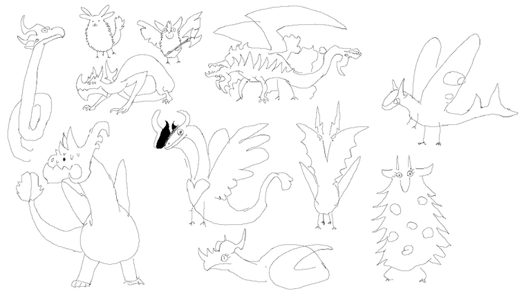 very epically drawing the dragons in my lair | Fandom
