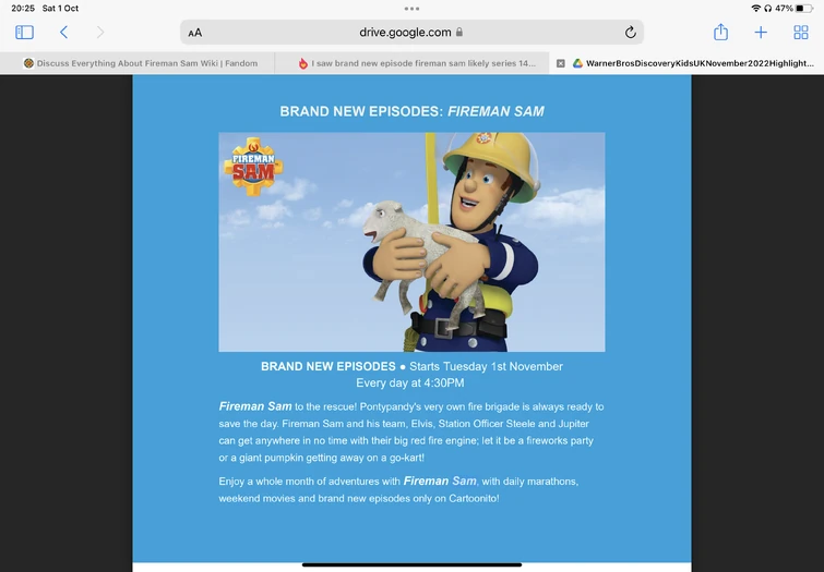 Discuss Everything About Fireman Sam Wiki | Fandom