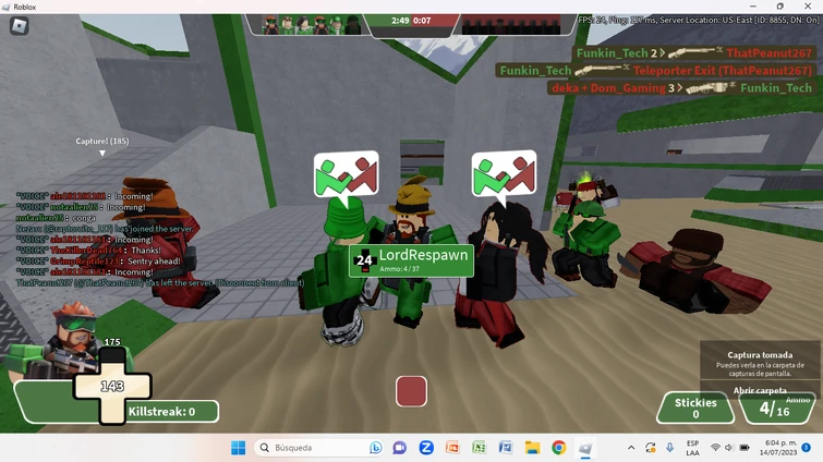 pictures of one of the first conga lines in tc2 history | Fandom