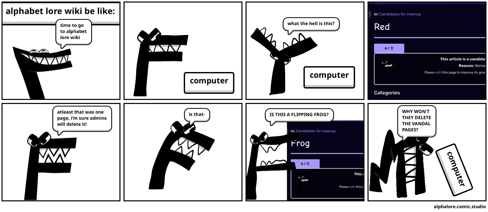 alphabet lore wiki be like: | Fandom