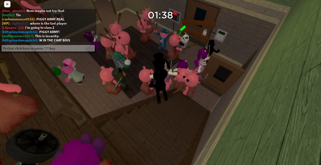 Friend: piggy army isnt real they cant hurt you piggy army: | Fandom