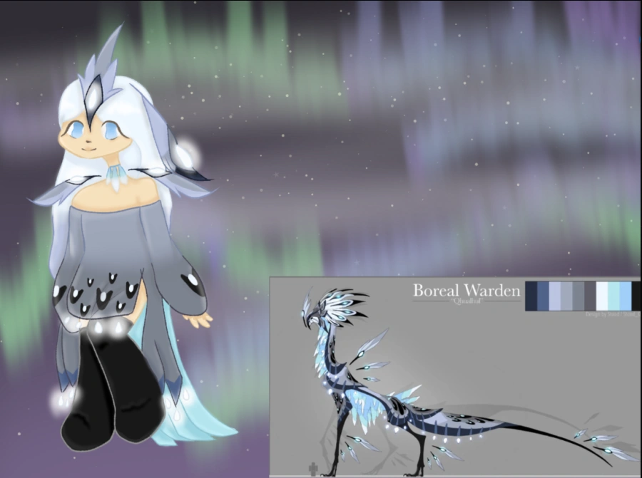 Boreal warden reimagined as a person! (Inspired by DraconianVibes | Fandom