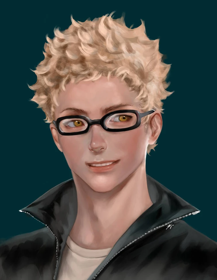 Tsukishima in different versions, by me | Fandom